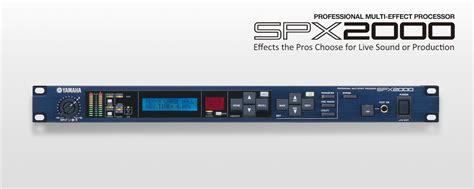 Spx2000 Overview Processors Professional Audio Products