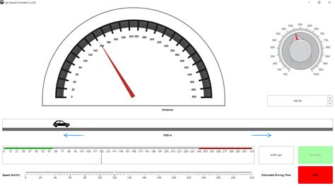 Car Speed Simulator With Some Fundamental Physics Equations MATLAB Apps