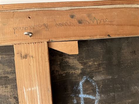 Paul Ackerman Personnage Dans Larbre Oil On Canvas By Paul Ackerman France Circa 1945