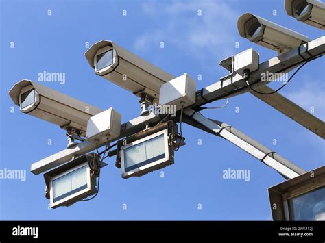 Modern High Resolution Camera System To See Car License Plates And