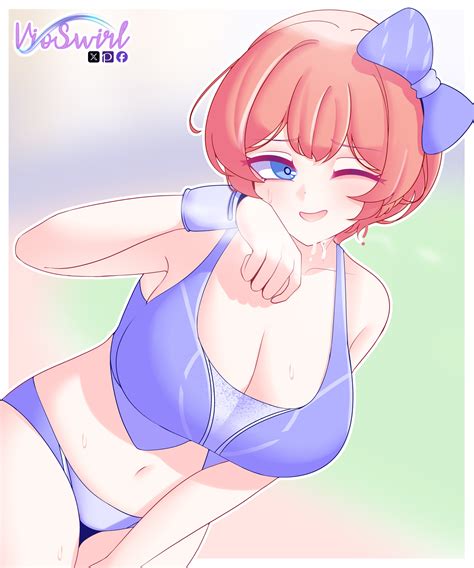 Vioswirl Sayori Doki Doki Literature Club Doki Doki Literature Club Absurdres Highres