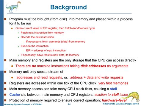 Ch8pdf Operating Systems By Galvin To Learn Ppt
