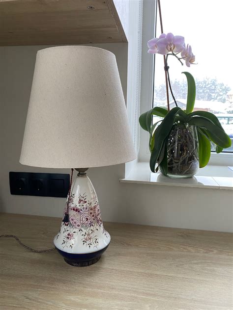 Лампа с основанием ЛФЗ «Золотой фриз Фарфоровый охотник Дзен