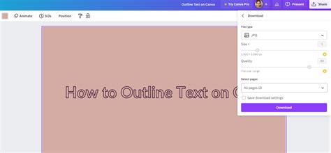 How To Outline Text On Canva Easy Step Quick Solution