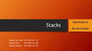Stack And Its Usage In Assembly Language PPTX