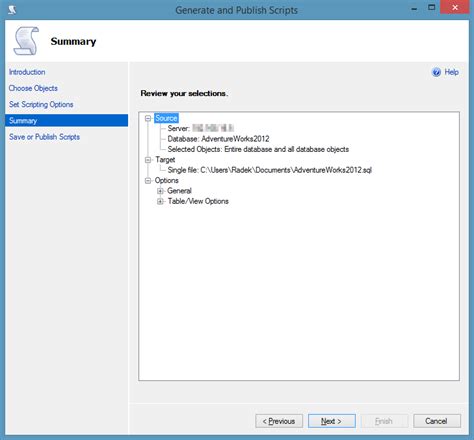 Jak Zapisać Zawartość Bazy Ms Sql Do Pliku Używając Ssms
