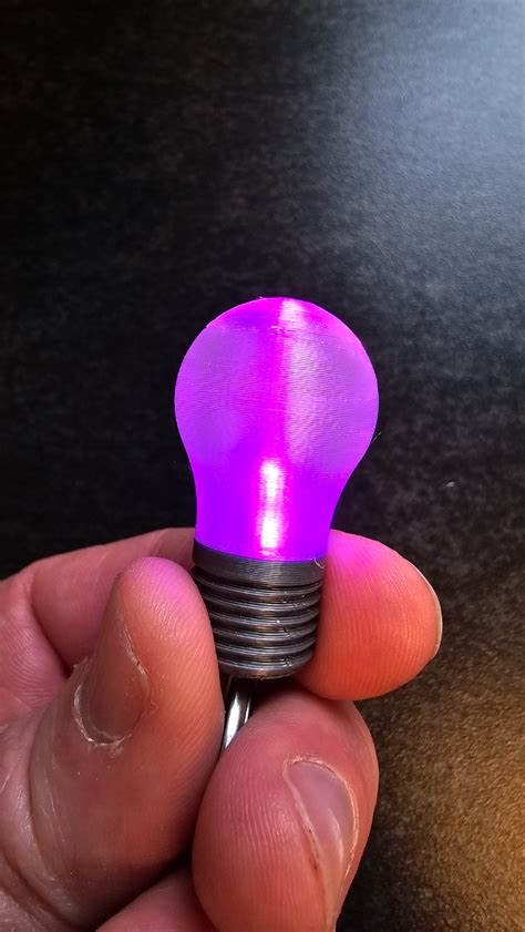 Mini Led Light Bulb By Stacking Layers Makerworld Download Free 3d Models