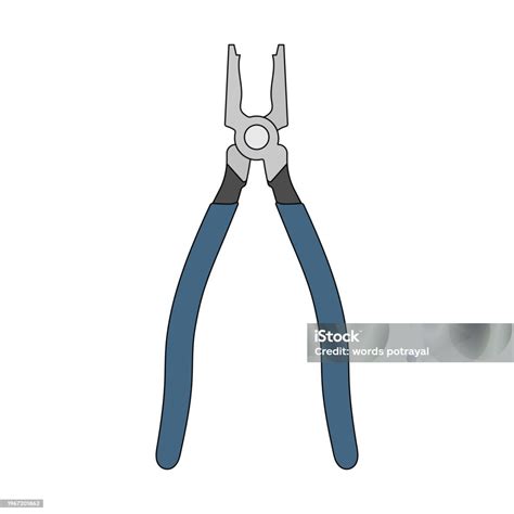 아이 그림 만화 벡터 일러스트 레이 션 실행 펜치 아이콘 흰색 배경에 고립 가득 찬에 대한 스톡 벡터 아트 및 기타 이미지 가득 찬 개발 고체 Istock