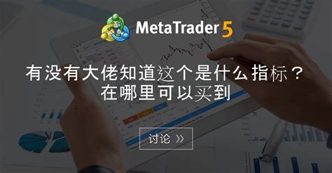 有没有大佬知道这个是什么指标？在哪里可以买到 交易股票，期货，期权以及其他交易工具 Mql5 算法交易论坛