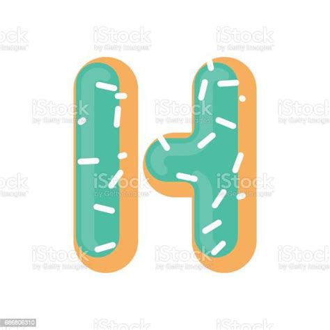 편지 H 도넛 폰트입니다 도넛형 알파벳입니다 달콤한 글자입니다 캔디 Abc 가입 0명에 대한 스톡 벡터 아트 및 기타 이미지 0명 갈색 도넛 Istock