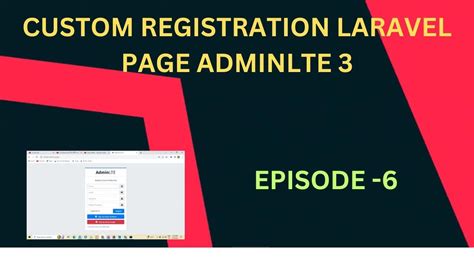 Laravel Custom Registration Form How To Make Registration Form