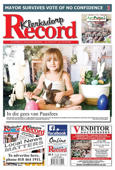 Klerksdorp Record April Digital DiscountMags Ca