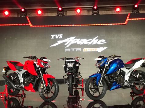 Tvs Launches The New Apache Rtr 160 4v Starting At 81490