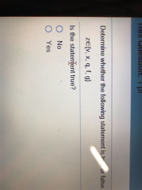 Solved Determine Whether The Statement Is True Or False 10