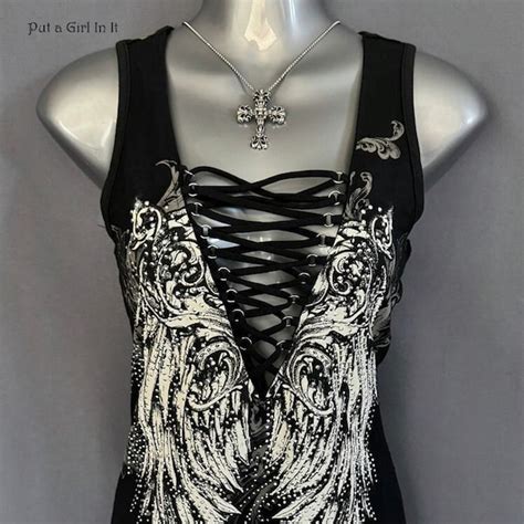 Womens Biker Tank Tops Etsy