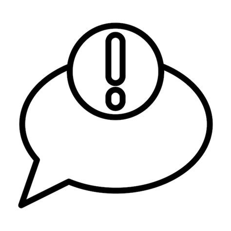 Premium Vector Chat Alert Vector Icon