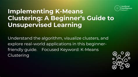 Implementing K Means Clustering A Beginners Guide To Unsupervised Learning Artificial
