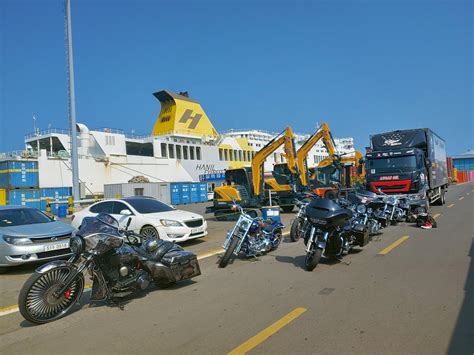 제주픽업 수원 제주투어팀 1일차 준비완료 제주바이크운송 제주바이크투어 제주바이크투어가이드