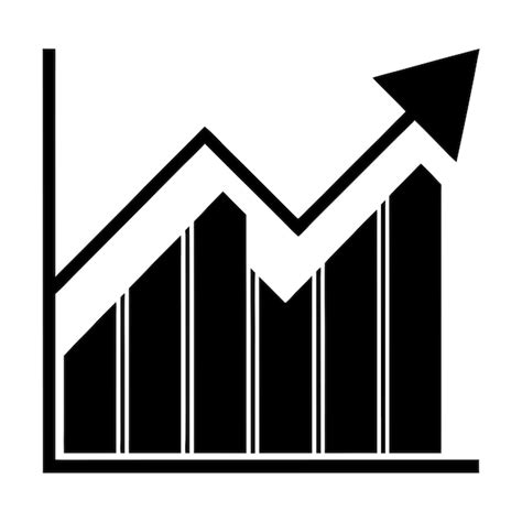Business Up Chart Vector Illustration Premium Ai Generated Vector
