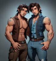 AI Dynamic Paintings Of Seriously Handsome Men Objects LoversLab