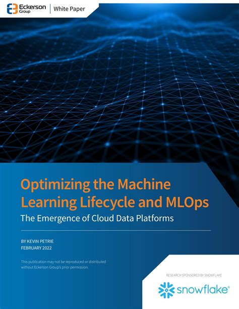 Optimizing The Machine Learning Lifecycle And Mlops
