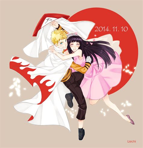 Uzumaki Naruto And Hyuuga Hinata Naruto And 1 More Drawn By Liechi