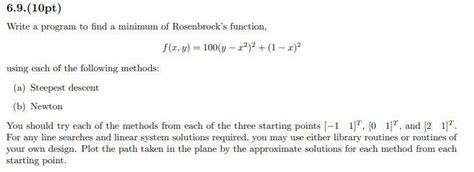 6910pt Write A Program To Find A Minimum Of