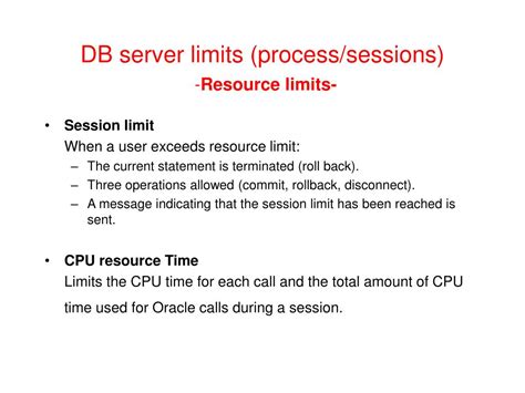 Ppt Db Server Limits Processsessions Powerpoint Presentation Free