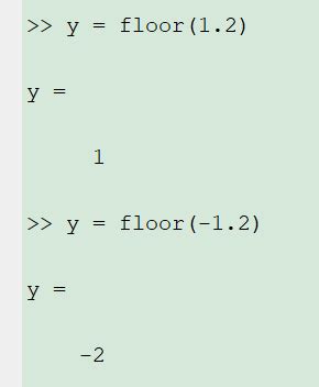 MATLAB取整函数 大鱼dayu 博客园