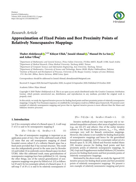 pdf approximation of fixed points and best proximity points of