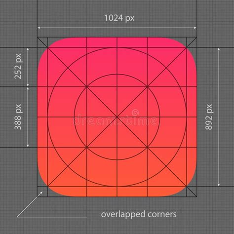 App Icon Template Stock Vector Illustration Of Arrow 53225899