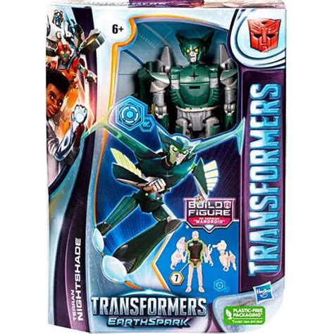 Transformers Earthspark Build Dr Meridian Mandroid Terran Twtich Deluxe Action Figure Hasbro