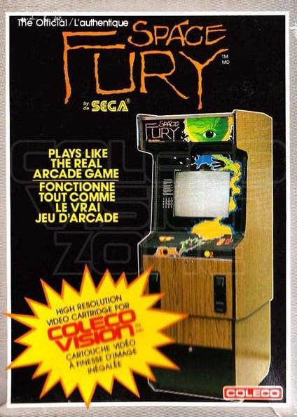 Space Fury Colecovision Game