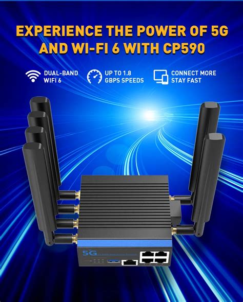 Suncomm New Industrial G Cellular Router Wi Fi Multi Lan Detachable Antennas Dual Sim G