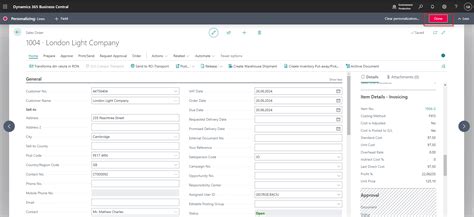 How To Personalize Pages In Dynamics Business Central
