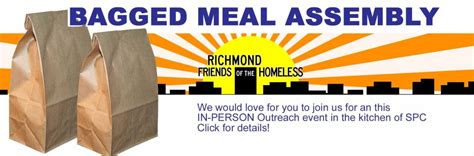 Bagged Meal Assembly Salisbury Presbyterian Church