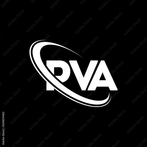 Pva Logo Pva Letter Pva Letter Logo Design Initials Pva Logo Linked With Circle And Uppercase