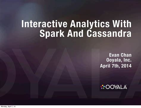 Cassandra Day 2014 Interactive Analytics With Cassandra And Spark Ppt