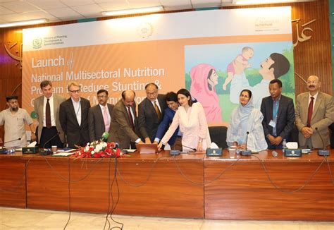 Planning Minister Ahsan Iqbal Launches National Multisectoral Nutrition To Reduce Stunting