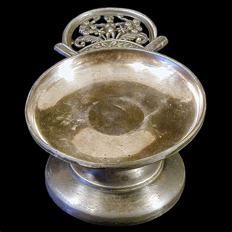 Silver Antique Vase Holder Or Stand Reuzeit Emporium