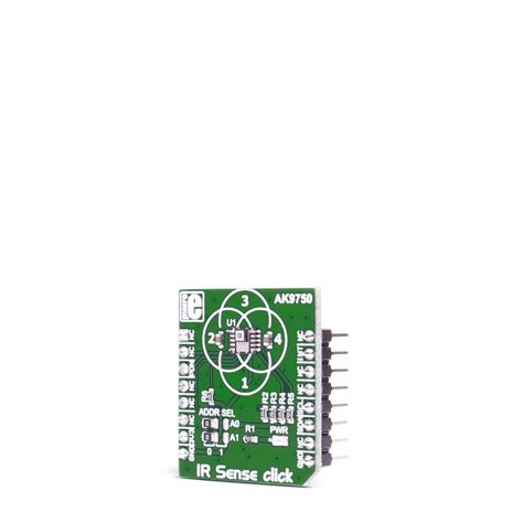 Ir Sense Click Board With Low Power Ak9750 Ir Sensor Mikroelektronika