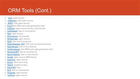 Microsoft Entity Framework PPT