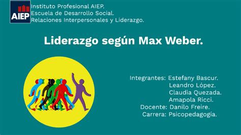 Liderazgo Según Max Weber By Leandro Lopez On Prezi