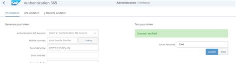 Configuring Sap Authentication 365 For Sms Based M Sap Community
