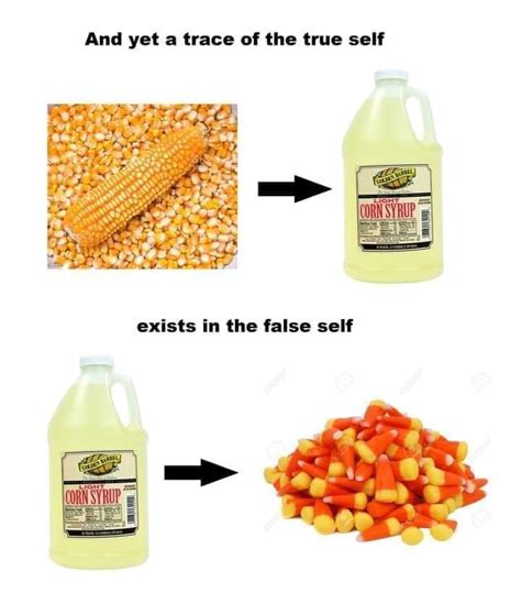 Corn Self And Yet A Trace Of The True Self Exists In The False Self