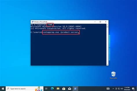 4️⃣ Run The Command Type Cmd Then Enter Setupprepexe Product Server