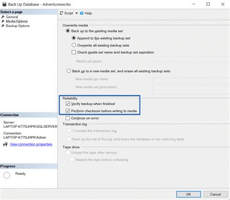 Restore Verifyonly And Checksum Options Sqlbackupandftps Blog