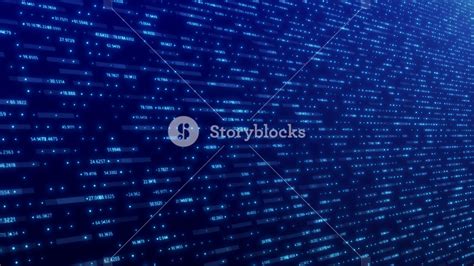 Futuristic Information Technology Background High Tech Binary Code