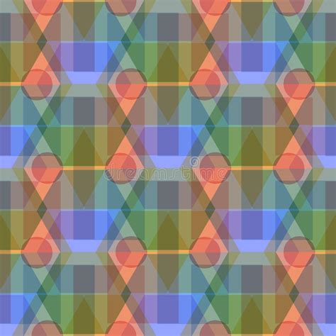 Vector Seamless Pattern Modern Stylish Texture Geometric Ornament Stock Vector Illustration