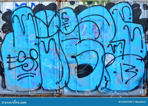 Graffiti Editorial Stock Image Image Of City Grungey 42962949